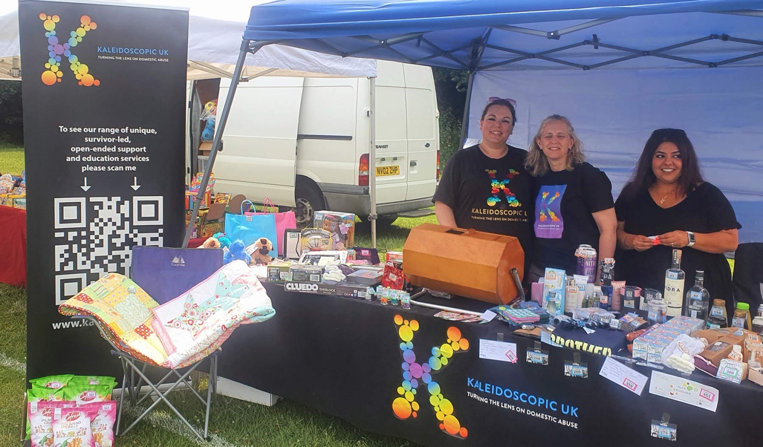 Tombola Stall at Winnersh Fete – Kaleidoscopic UK